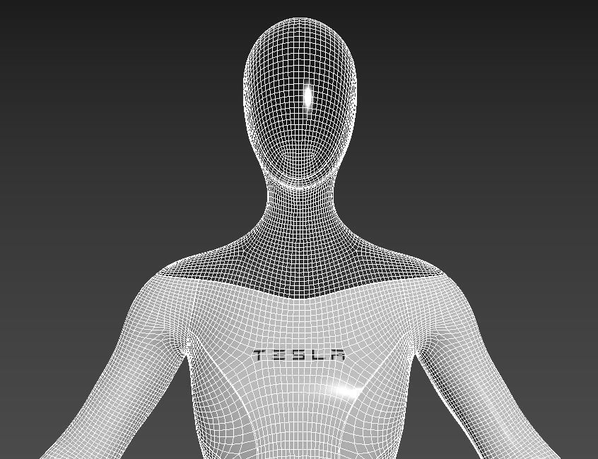 3D model Tesla bot - female version concept VR / AR / low-poly | CGTrader