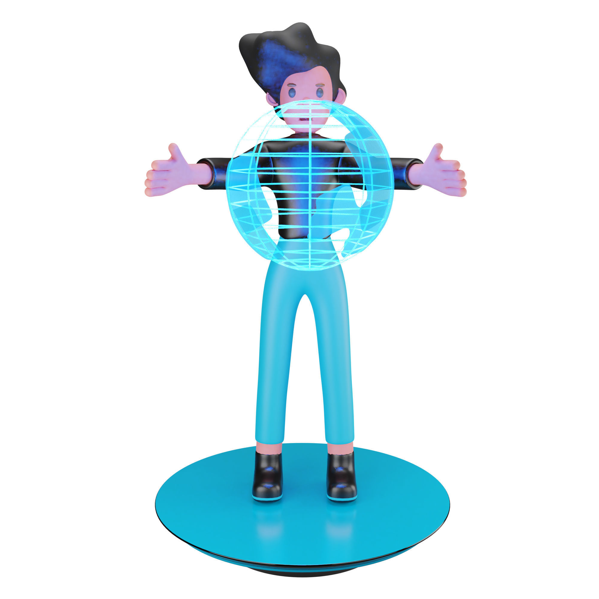 3D model Metaverse Ai Developer VR / AR / low-poly | CGTrader