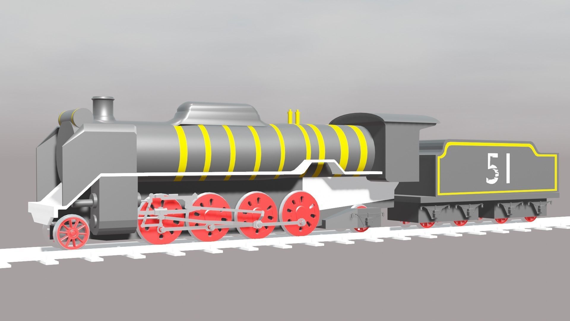 jnr d51 3D model animated rigged | CGTrader