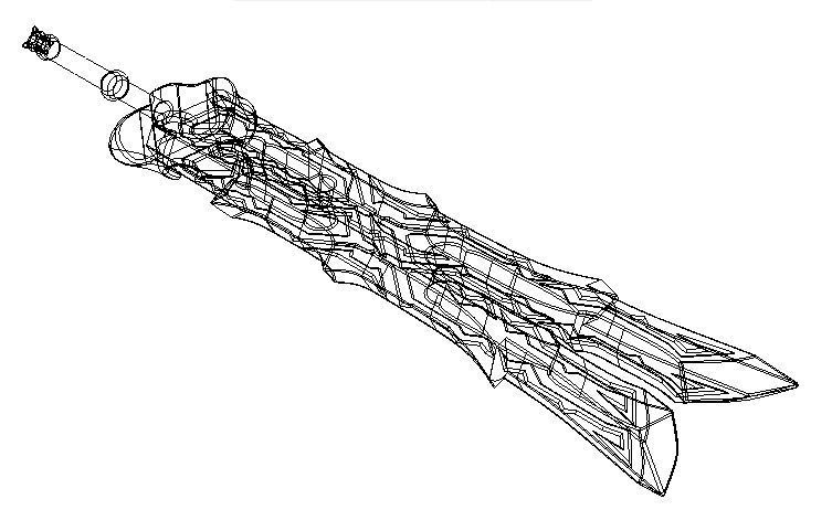 Great Thunderblade 3D printable model from legend of zelda 3D model 3D ...