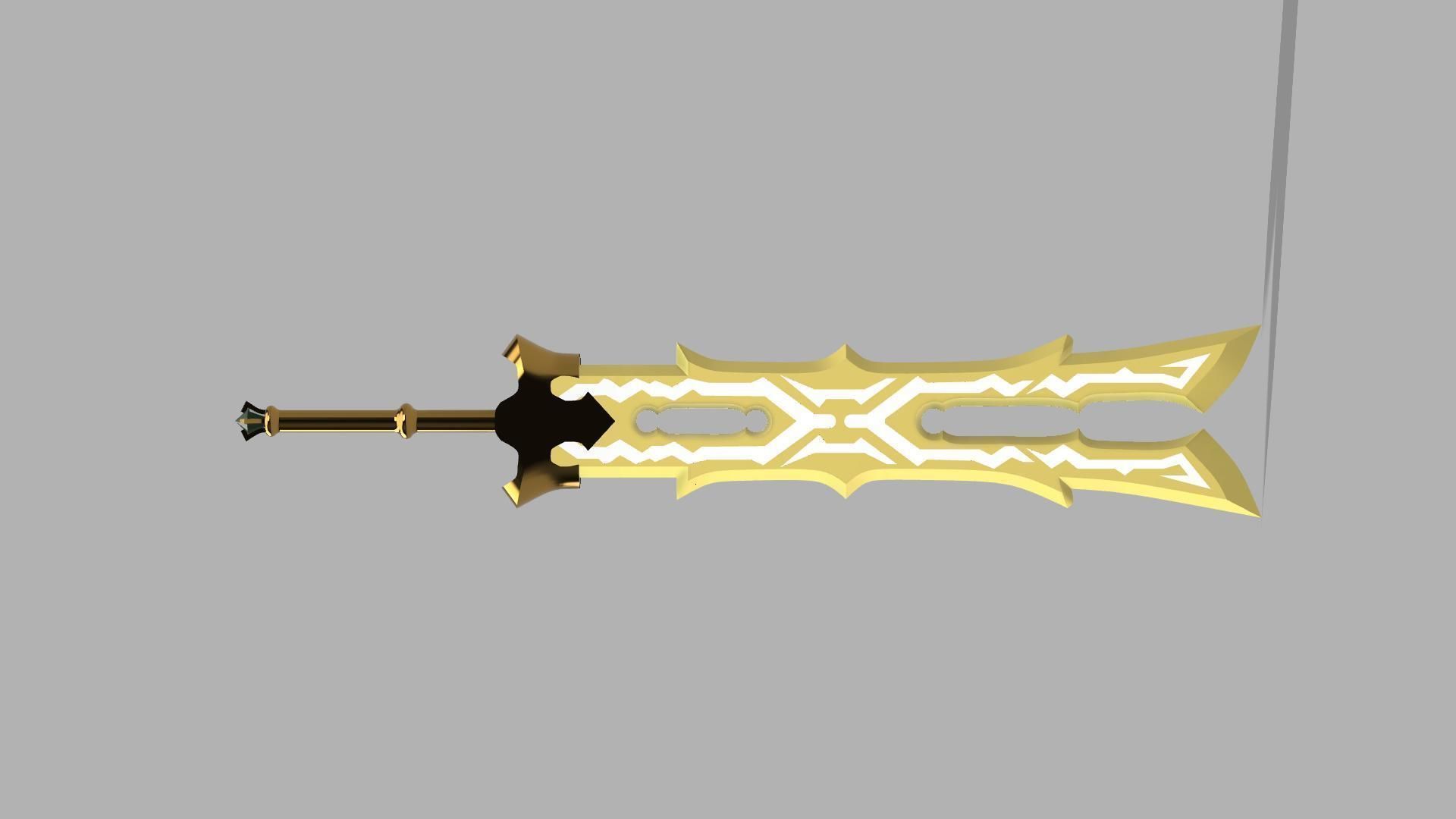 Great Thunderblade 3D printable model from legend of zelda 3D model 3D ...