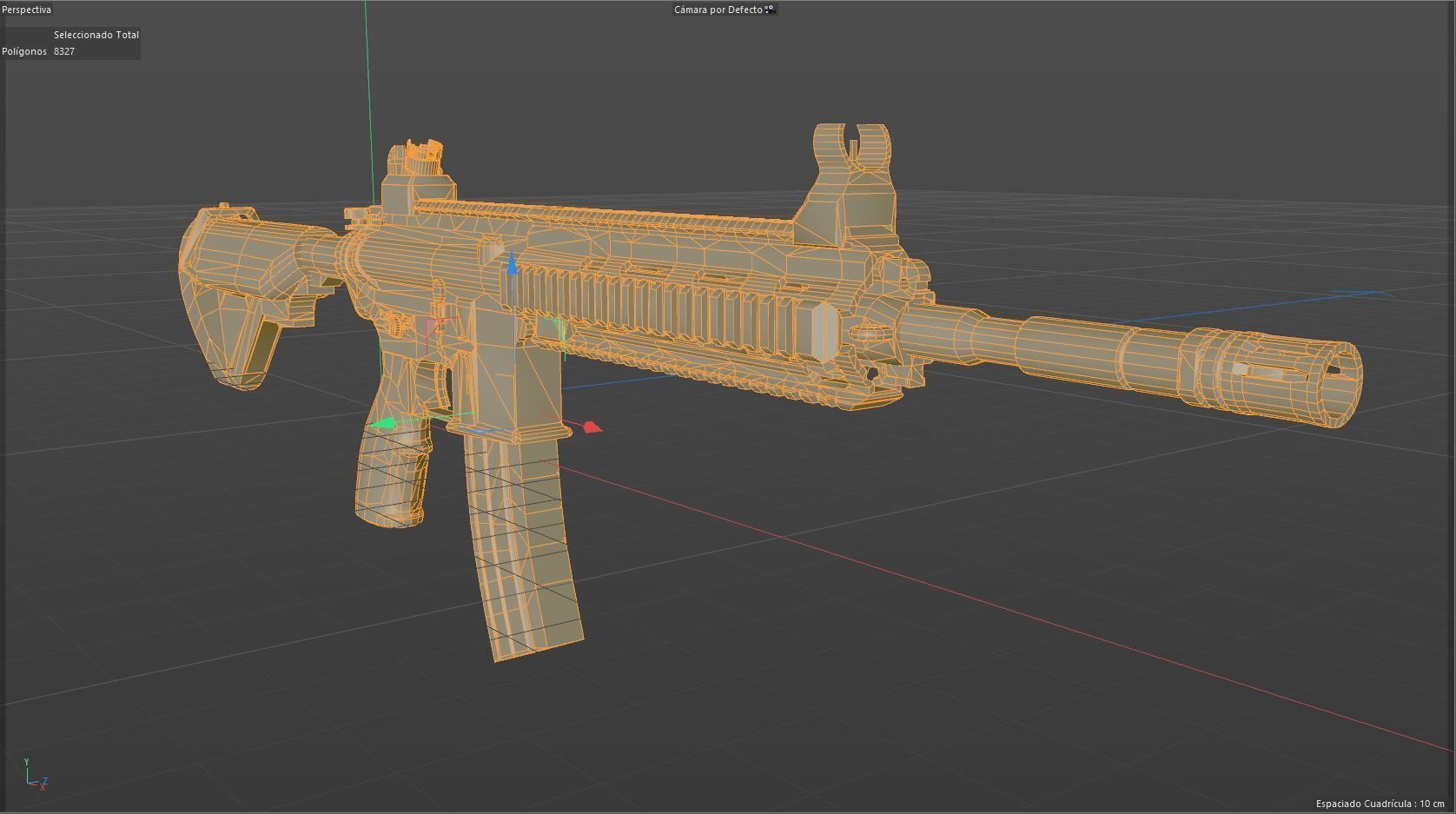 3D model M416 RIFLE Low-poly 3D model VR / AR / low-poly | CGTrader
