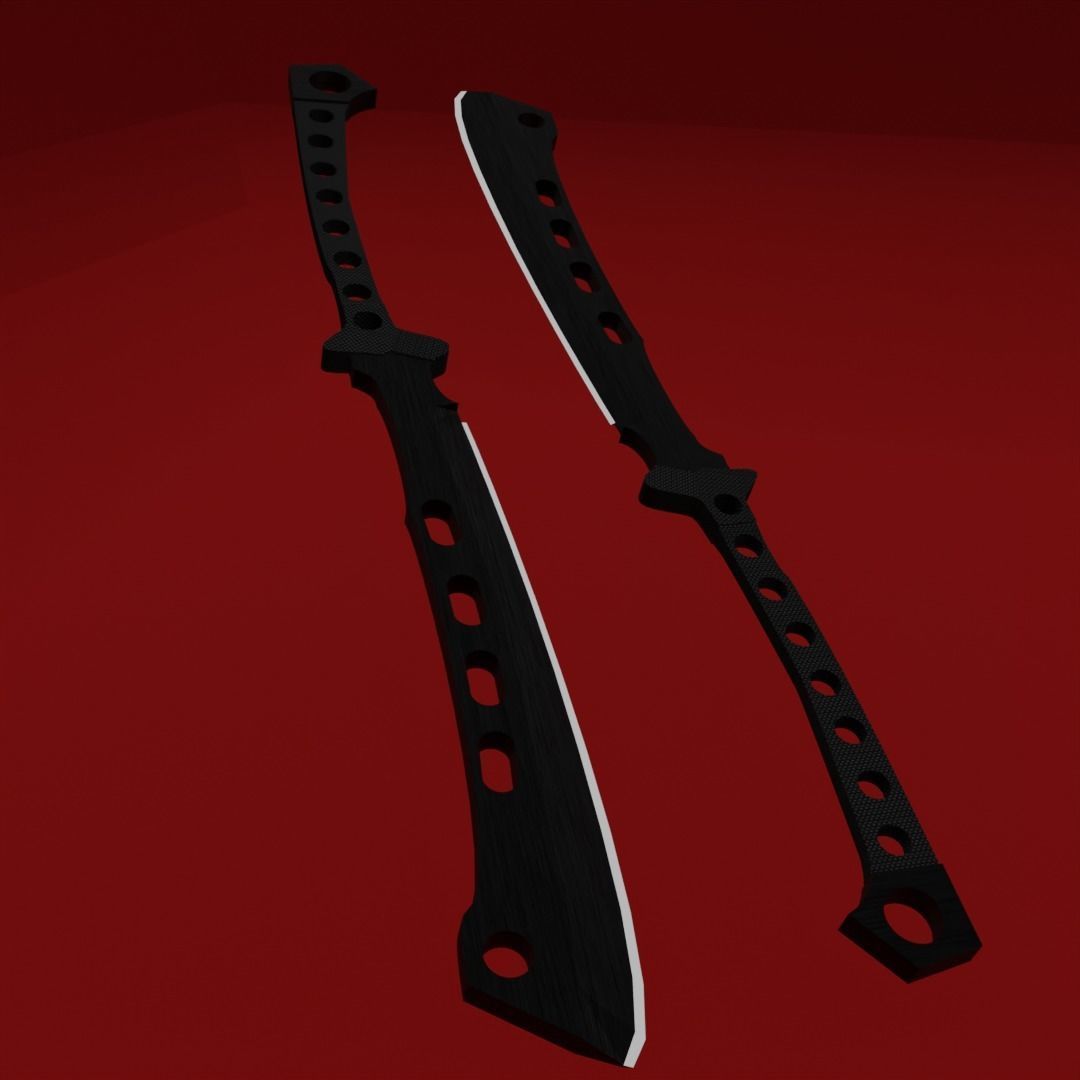 3D model Ultra light modern machete VR / AR / low-poly | CGTrader
