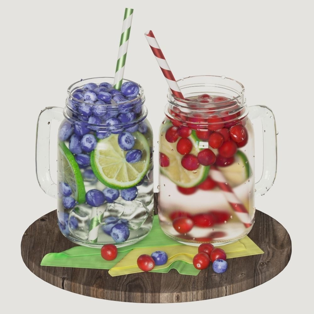 Lemonade 3D model | CGTrader