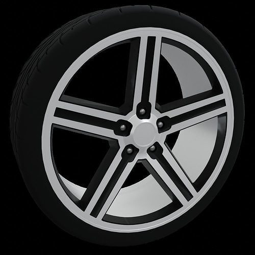 3D model Iroc Z Wheel VR / AR / low-poly | CGTrader