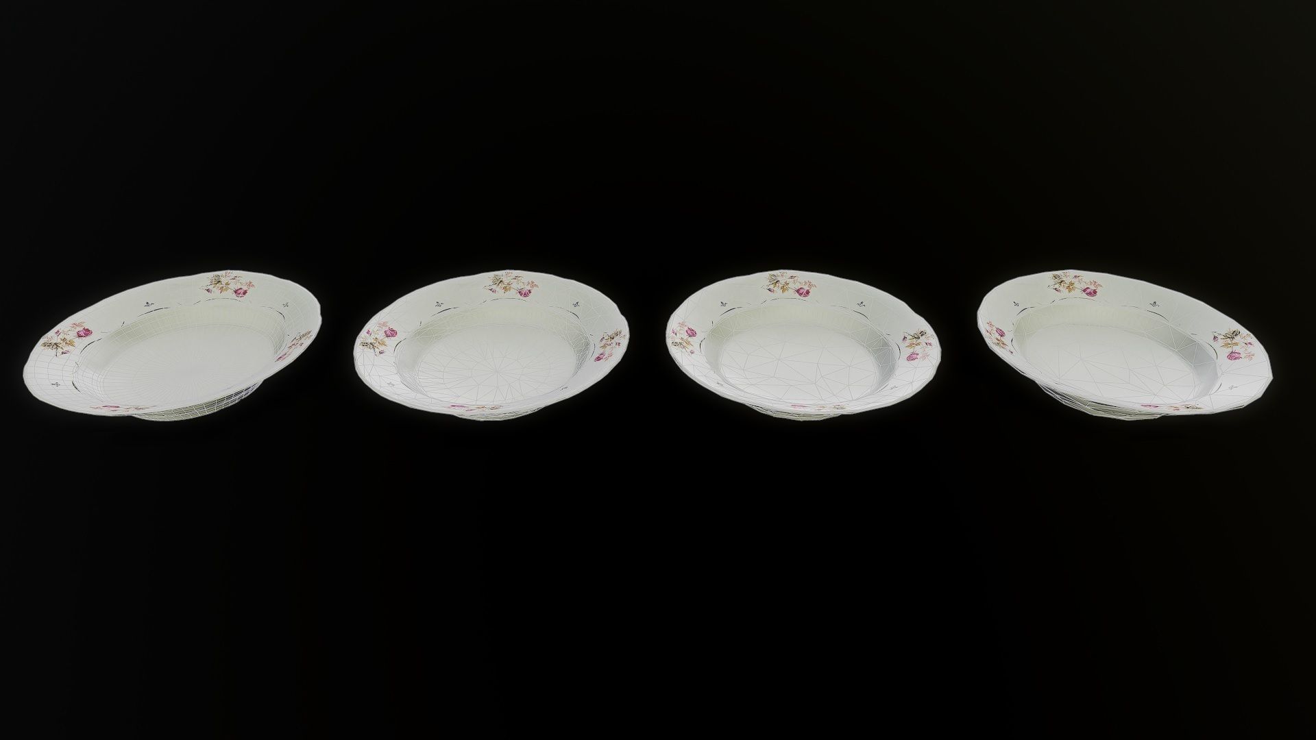 3D model 3D Scan Plate VR / AR / low-poly | CGTrader