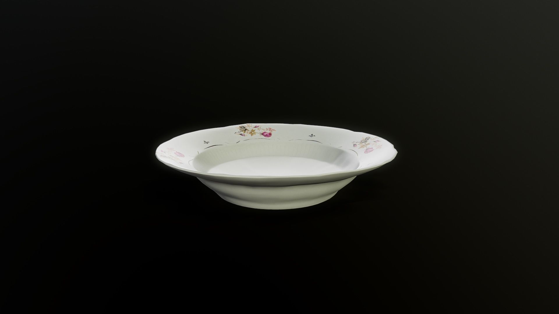 3D model 3D Scan Plate VR / AR / low-poly | CGTrader