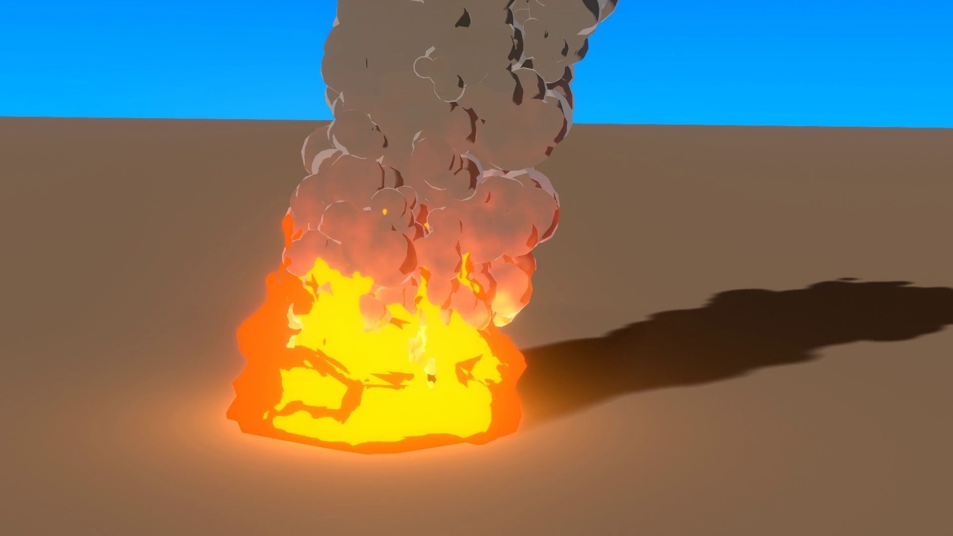 For Anime in Blender - Fire and Smoke 3D model animated | CGTrader