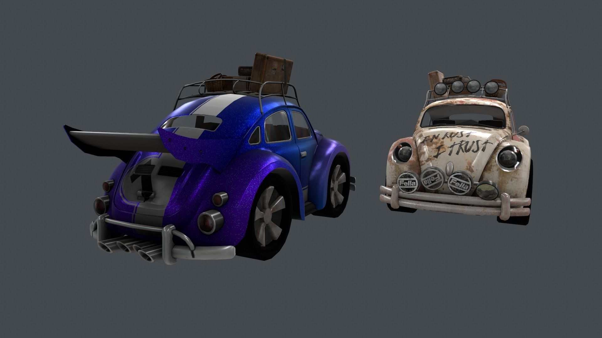3D model Bugrat car VR / AR / low-poly | CGTrader