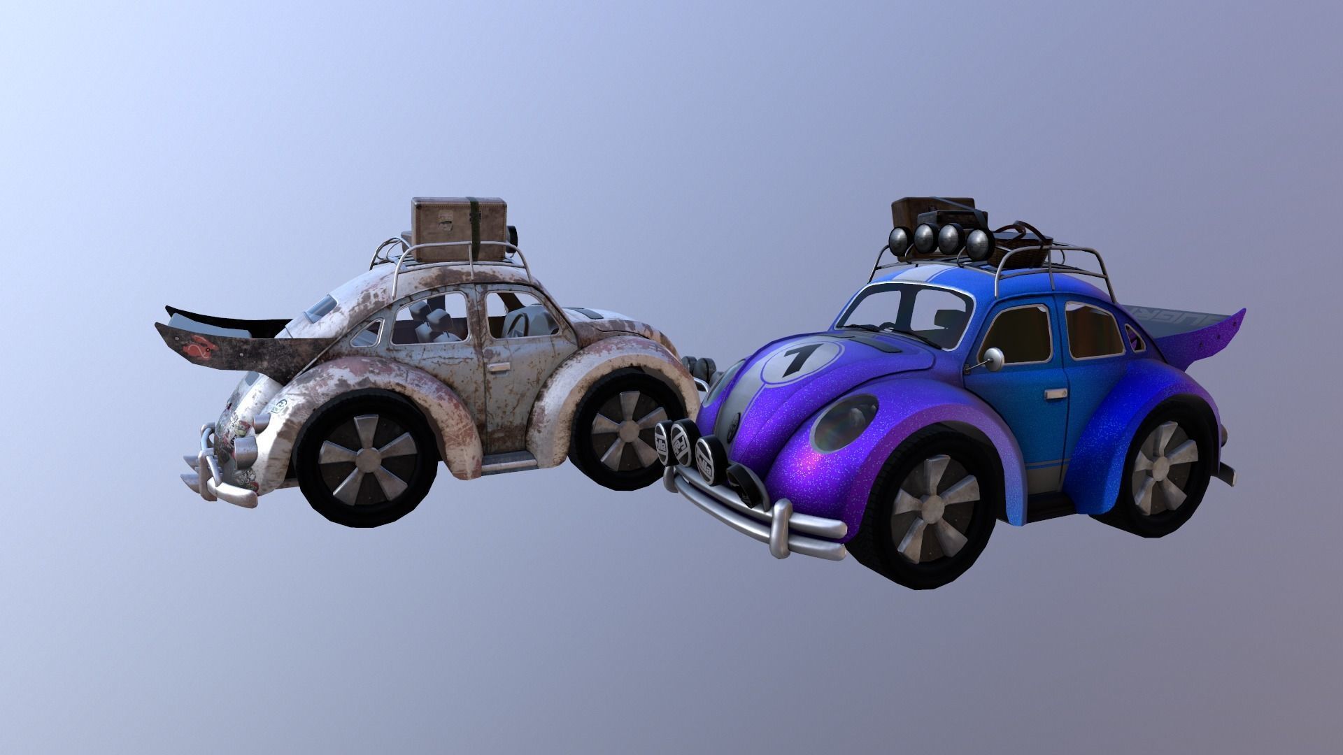 3D model Bugrat car VR / AR / low-poly | CGTrader