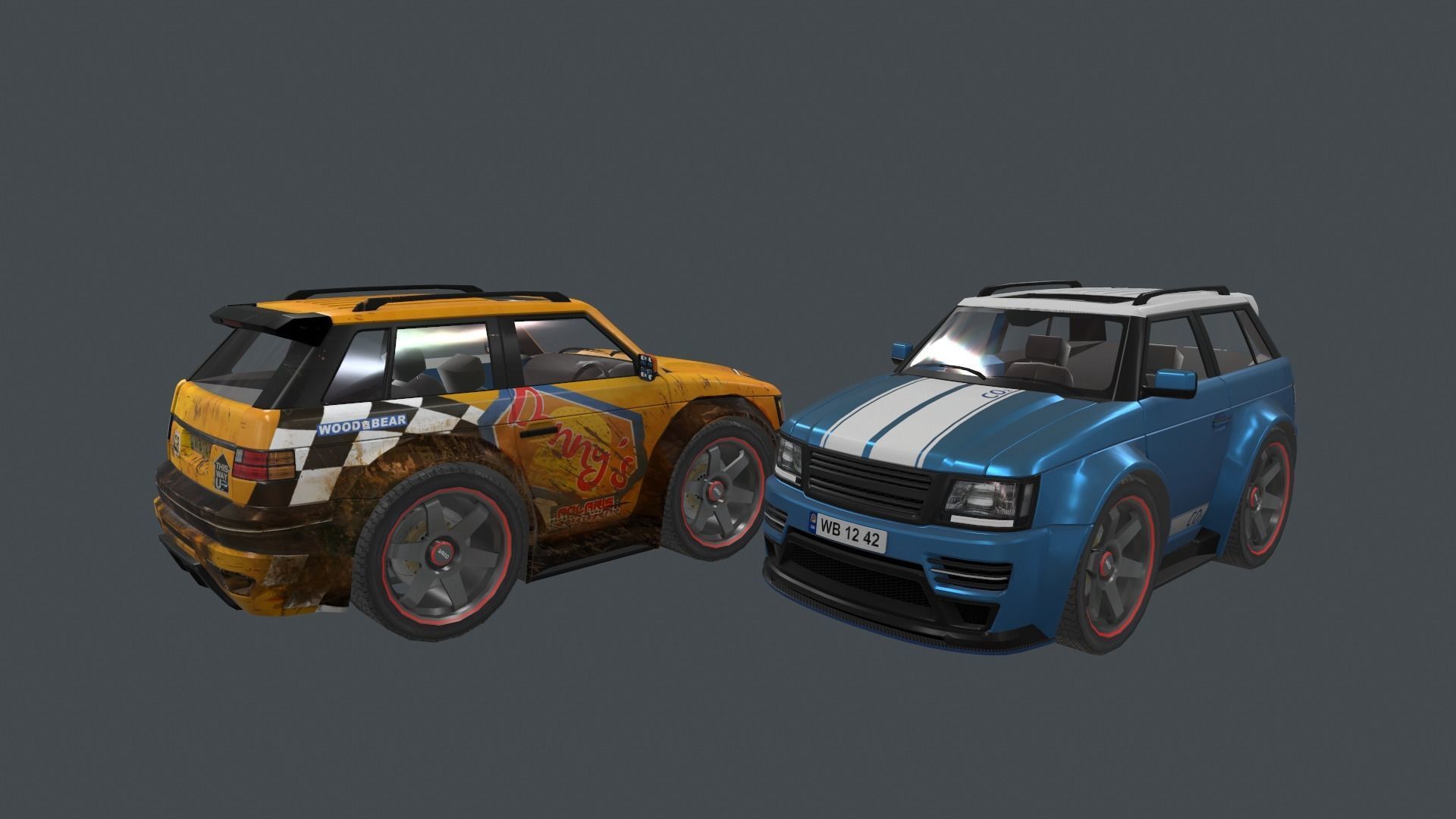 3D model range rover tree master car VR / AR / low-poly | CGTrader