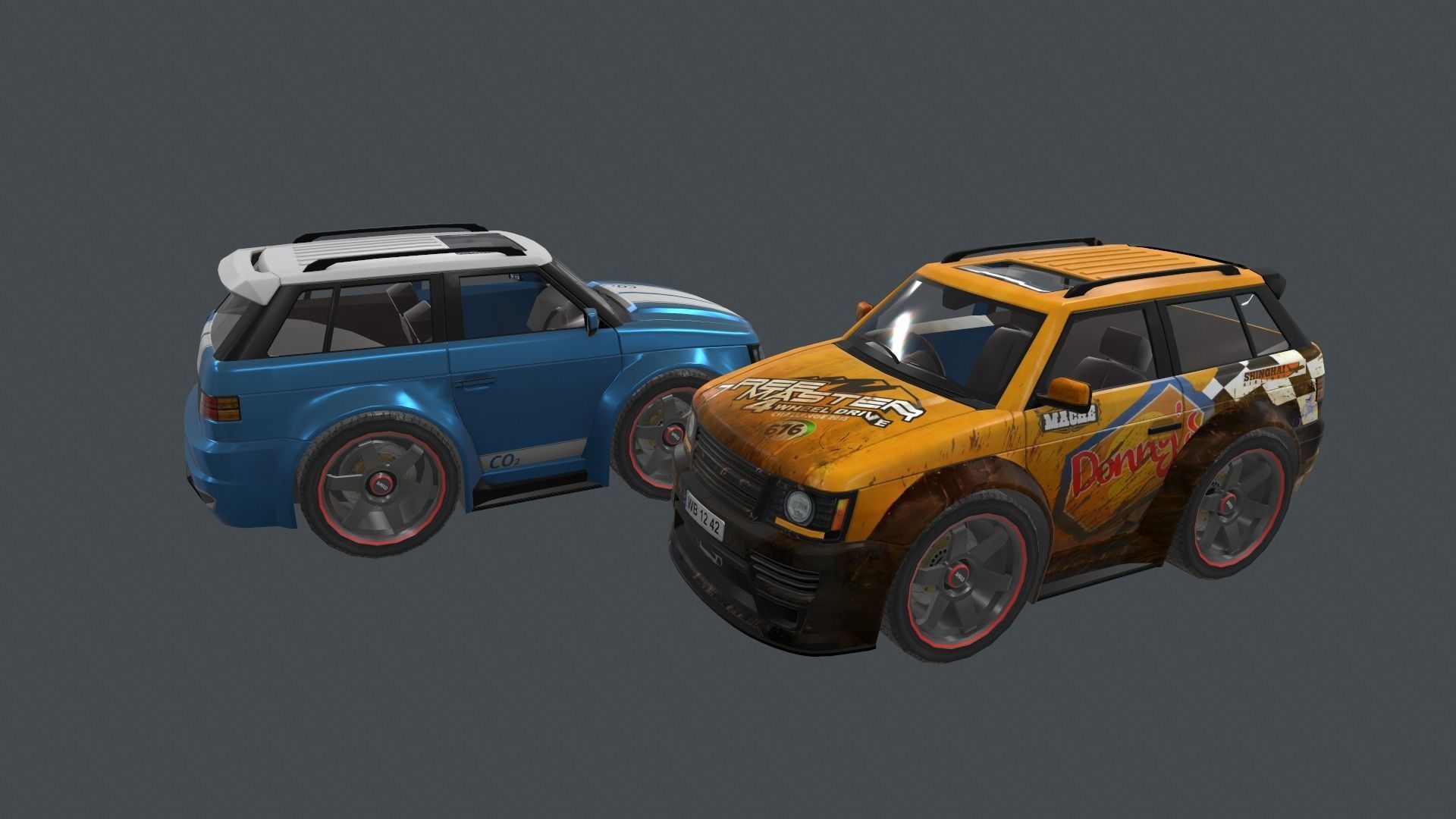 3D model range rover tree master car VR / AR / low-poly | CGTrader