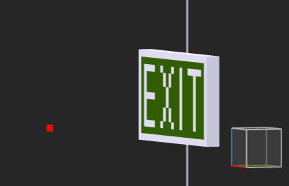 Exit sing free 3D model | CGTrader