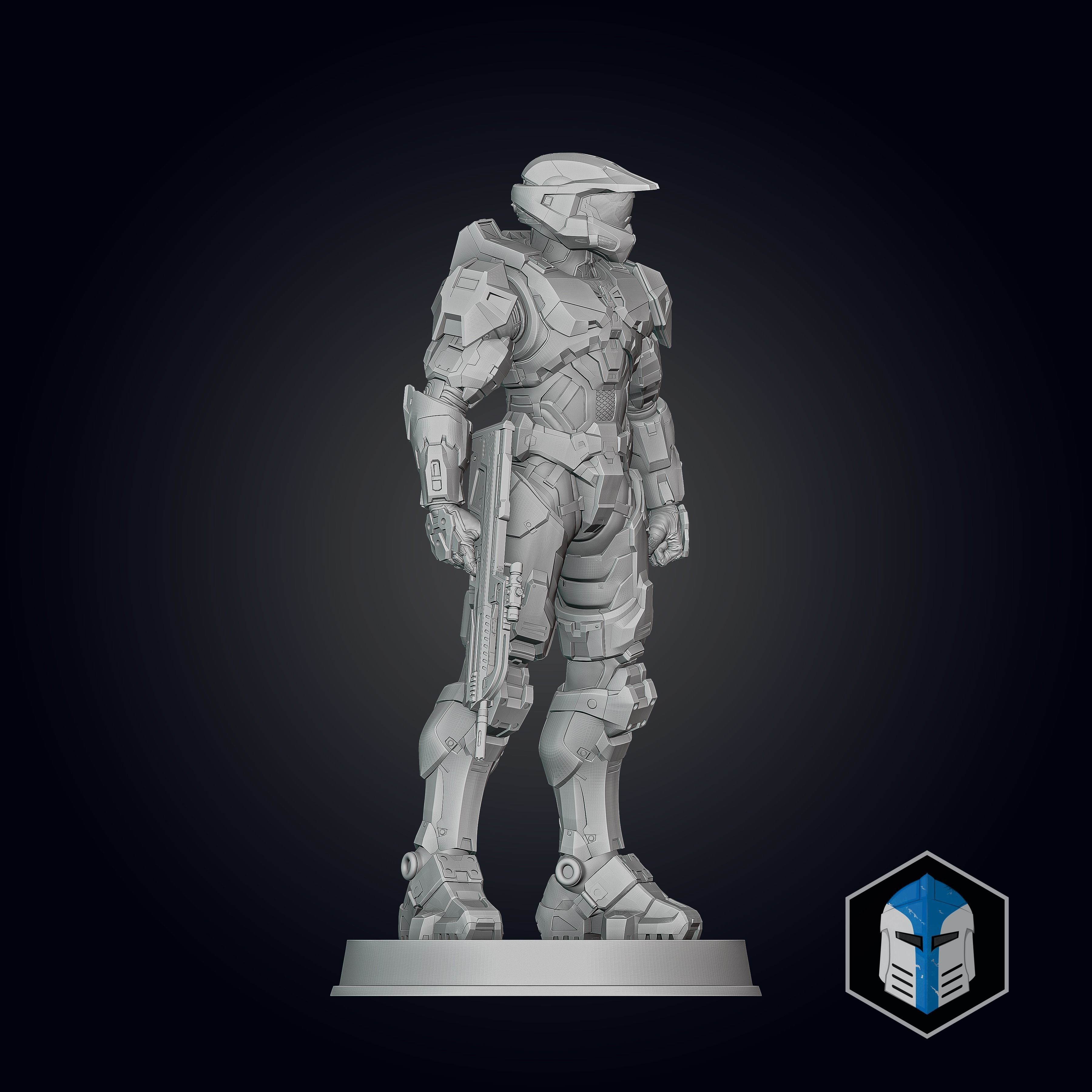 Halo Infinite Master Chief Figurine - Pose 1 3D model 3D printable ...