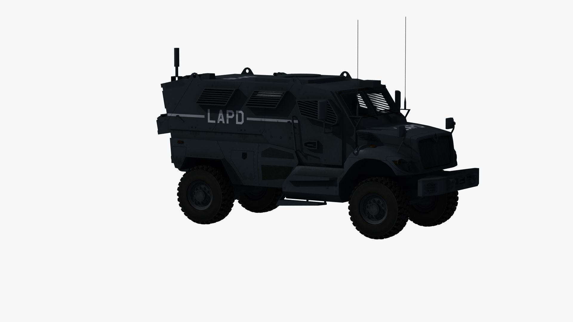 3D model Police MRAP VR / AR / low-poly | CGTrader