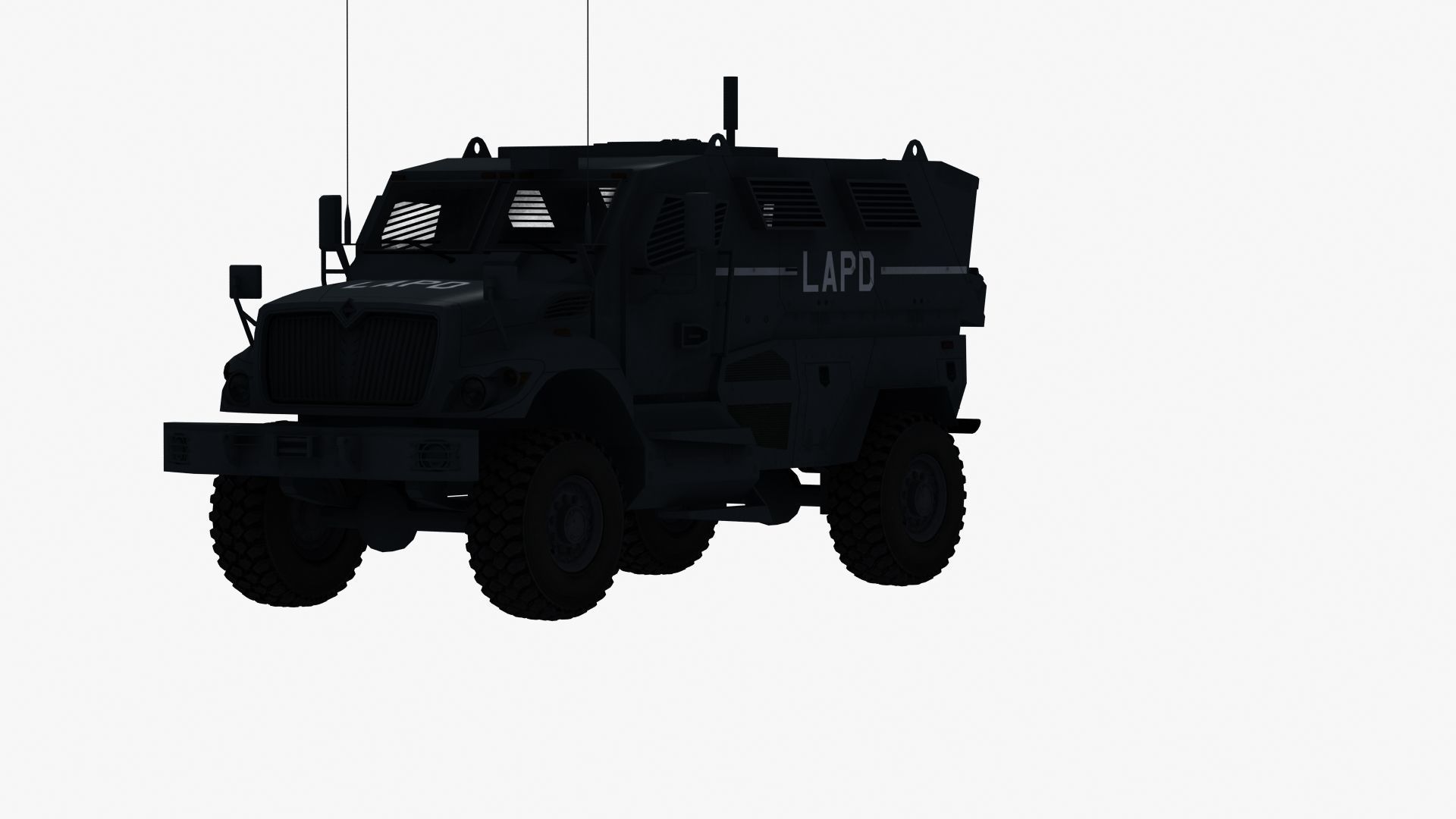 3D model Police MRAP VR / AR / low-poly | CGTrader