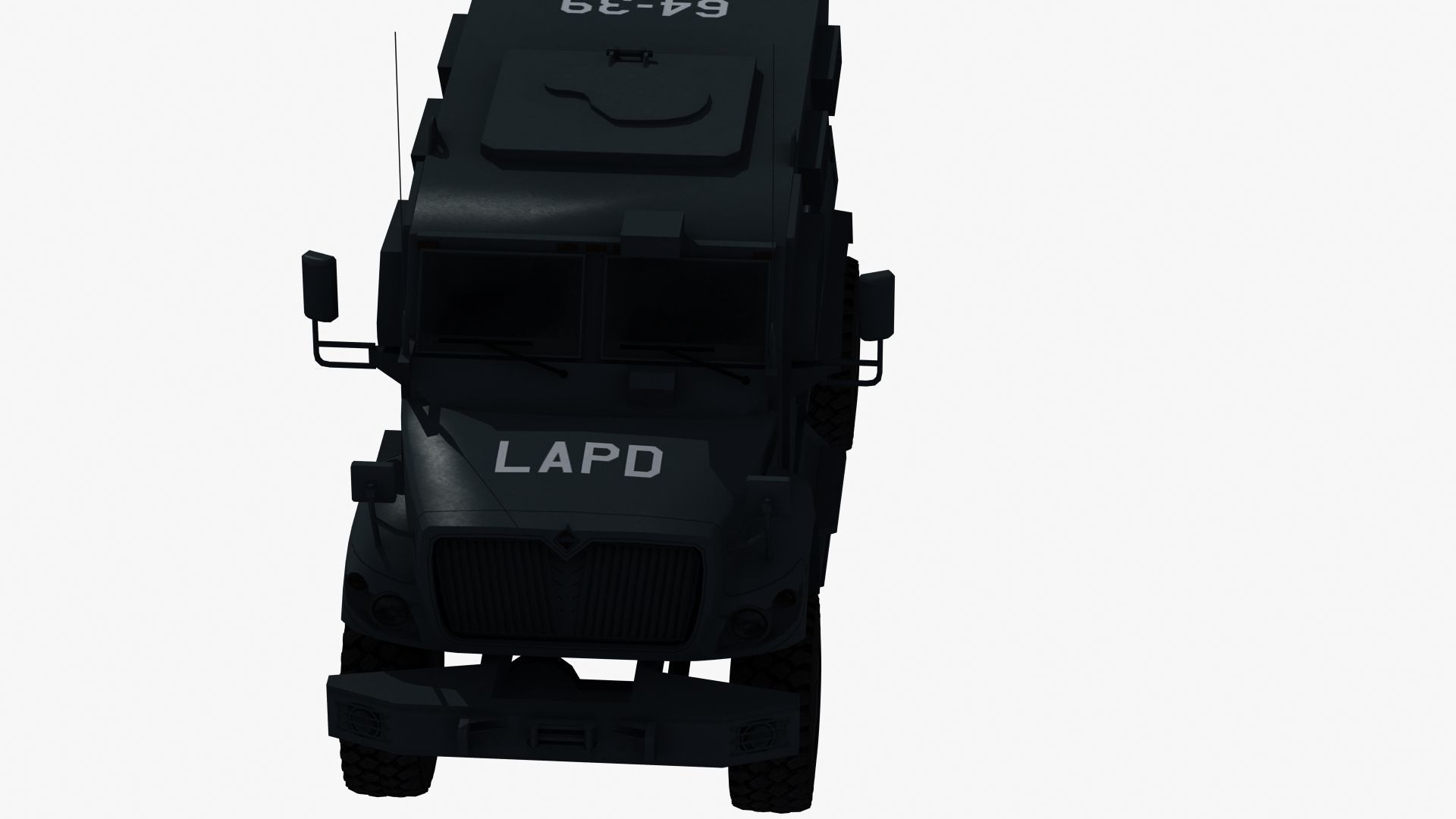 3D model Police MRAP VR / AR / low-poly | CGTrader