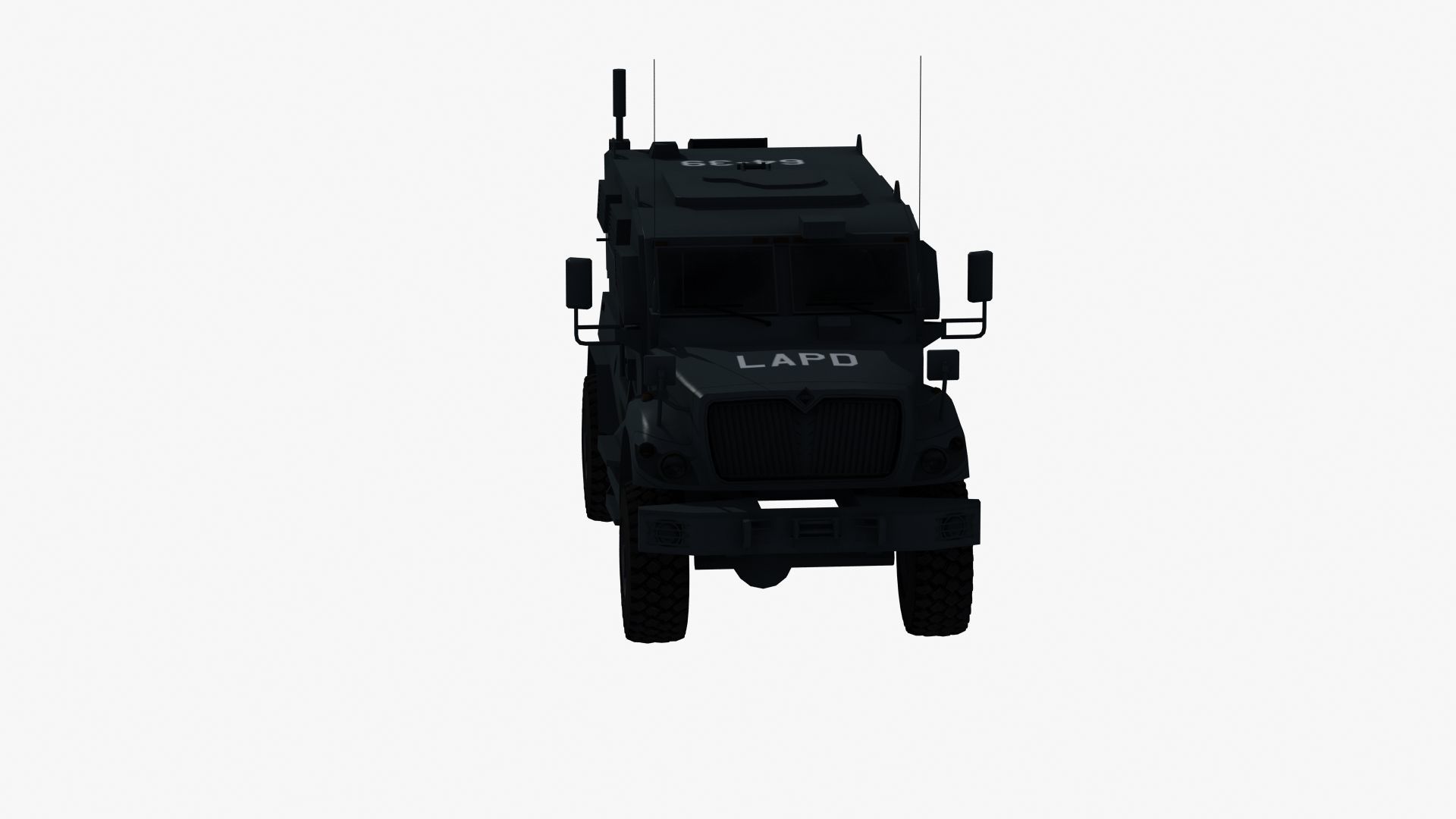 3D model Police MRAP VR / AR / low-poly | CGTrader