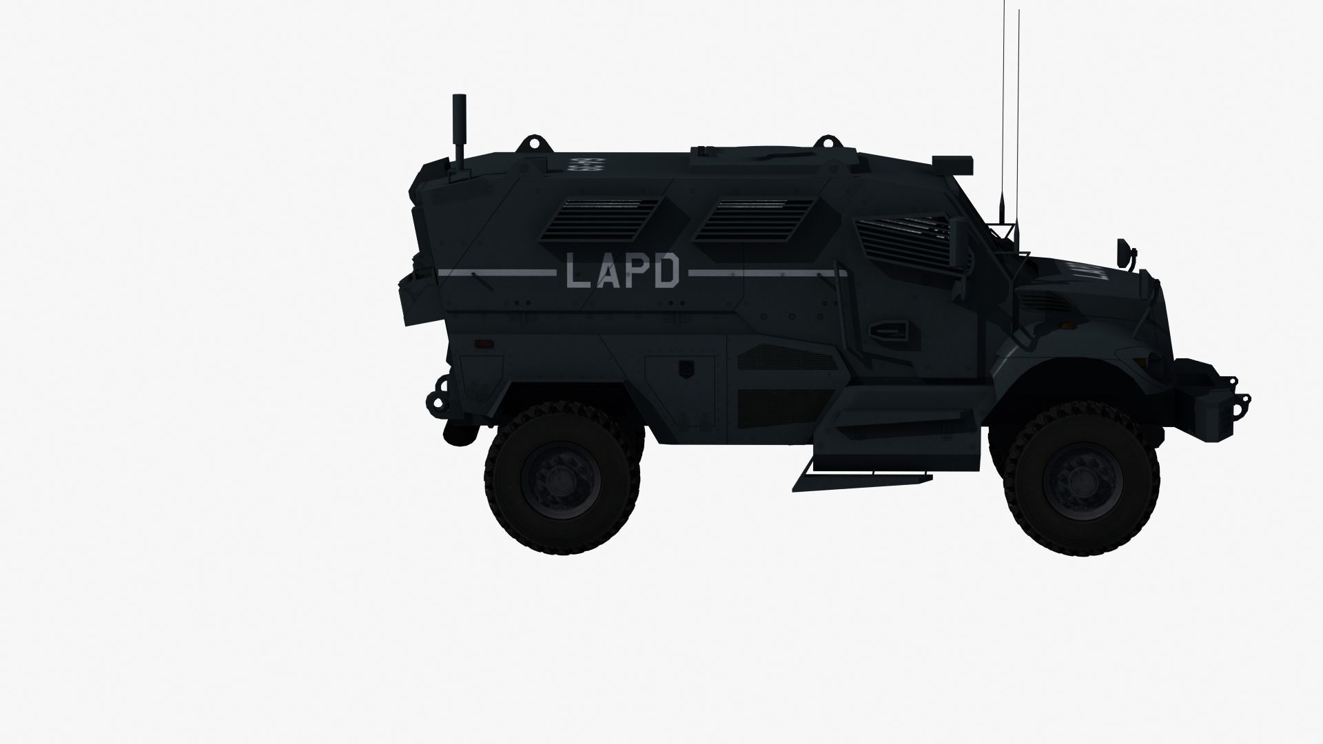 3D model Police MRAP VR / AR / low-poly | CGTrader