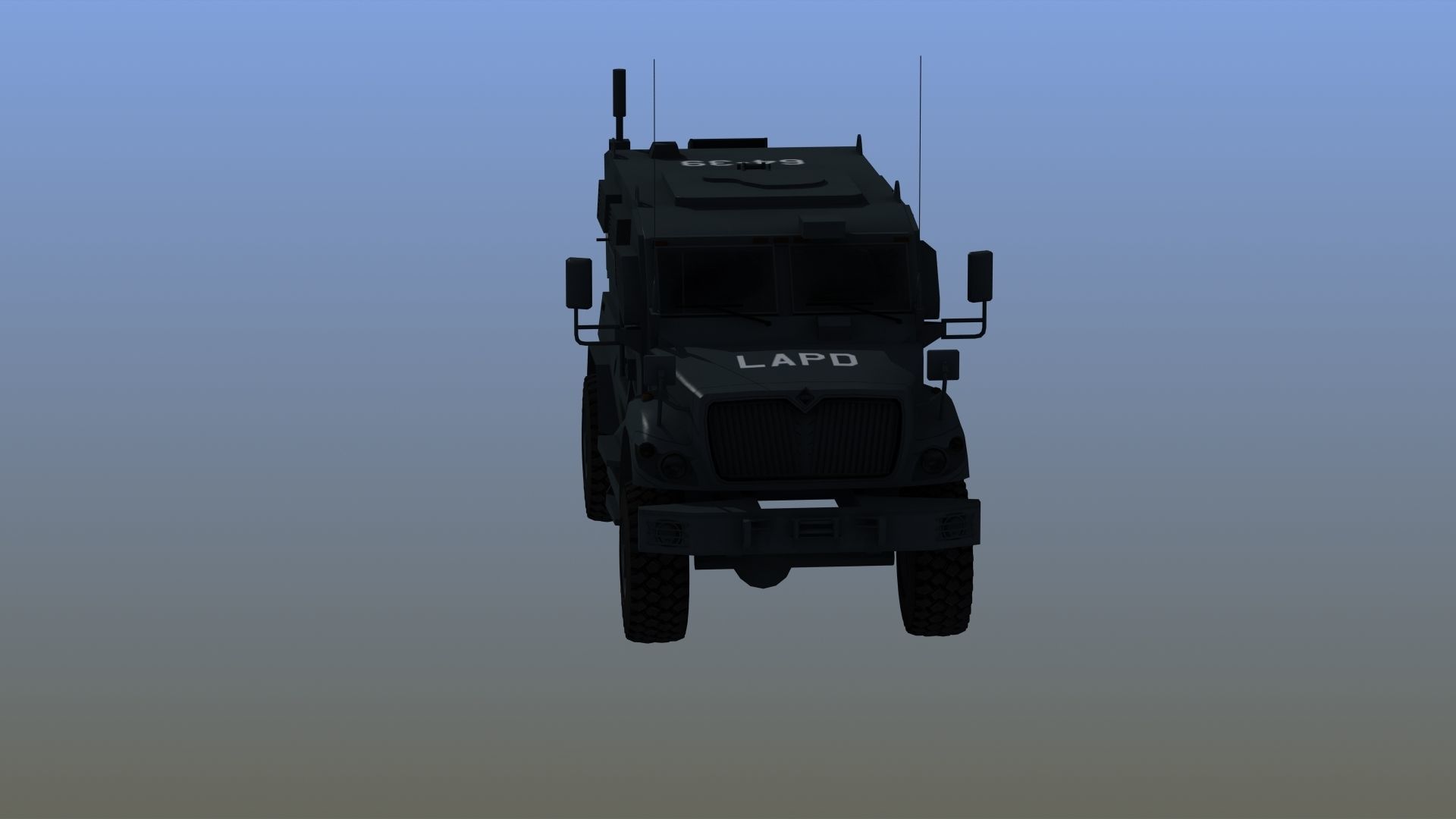 3D model Police MRAP VR / AR / low-poly | CGTrader