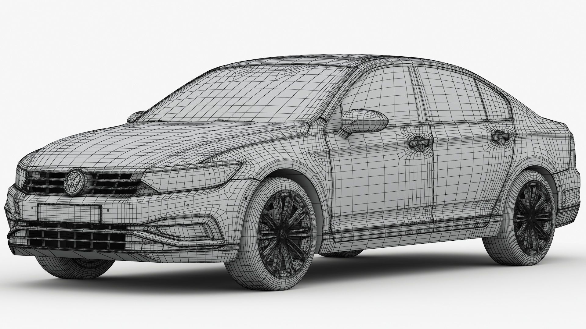 Volkswagen Passat 2020 3D model | CGTrader