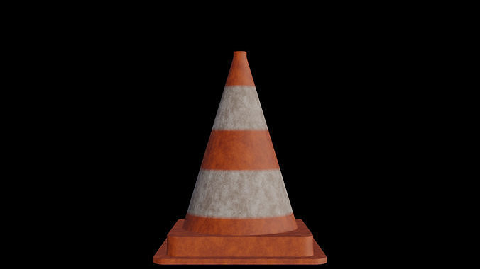 3D construction cone free 3D model | CGTrader