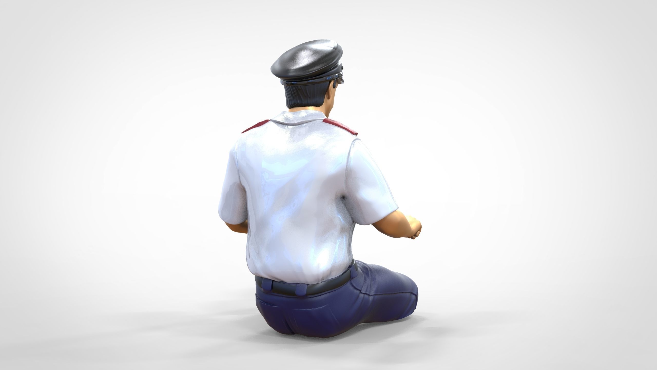 N2 City Train Driver 3D model 3D printable | CGTrader