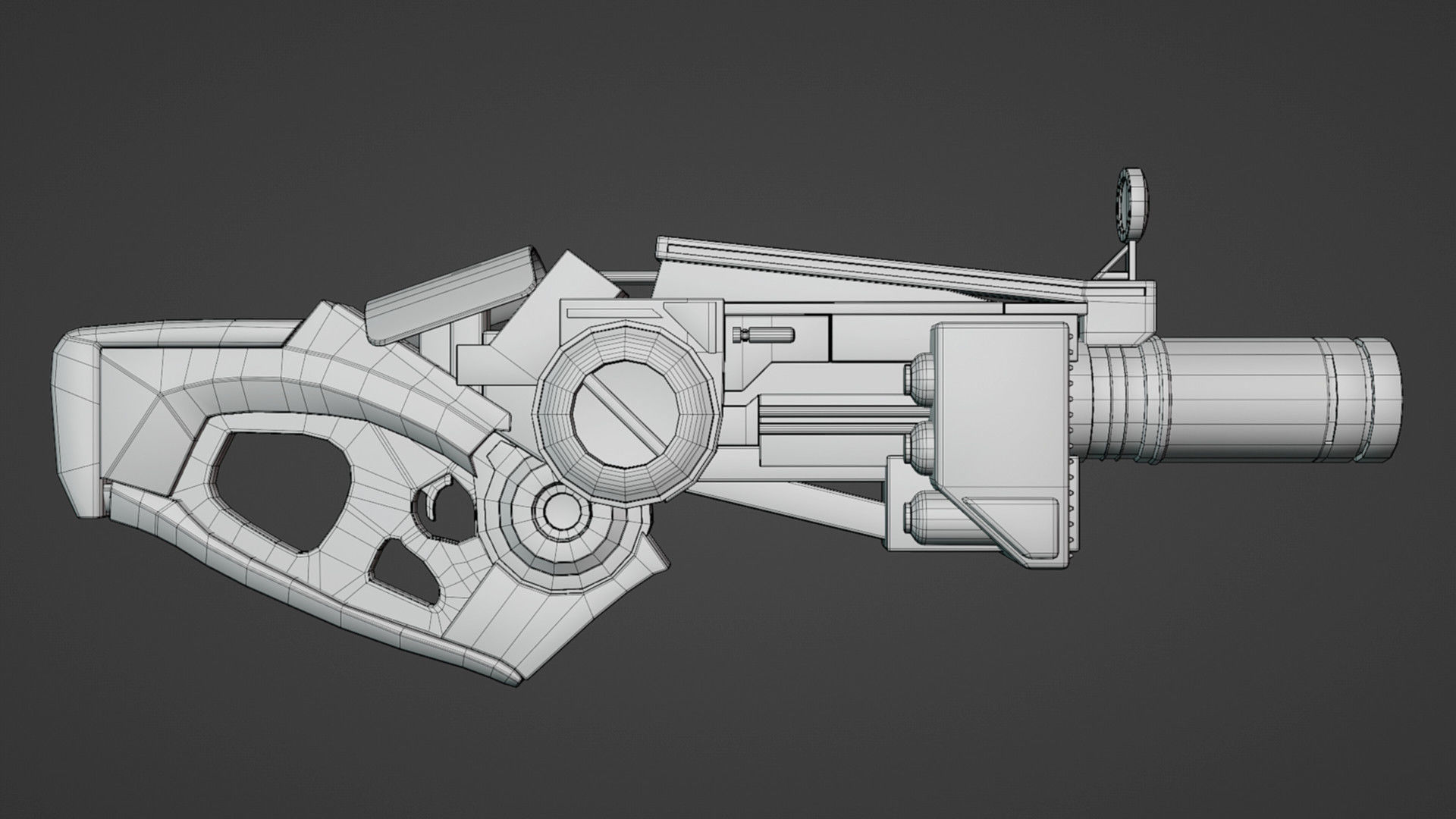 3D model Sci-Fi Shotgun - Giant Shooter VR / AR / low-poly | CGTrader