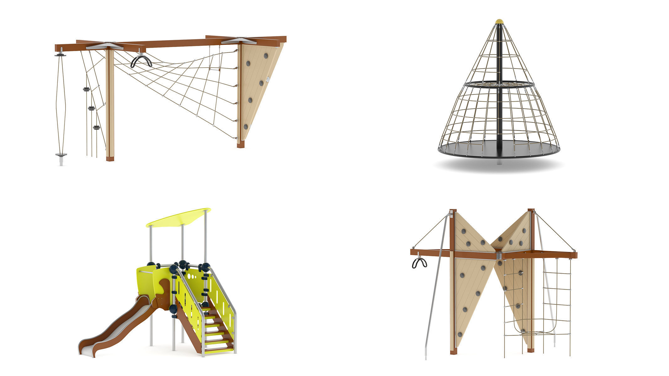 186 Playground Outdoor Lappset Collection 3D model | CGTrader