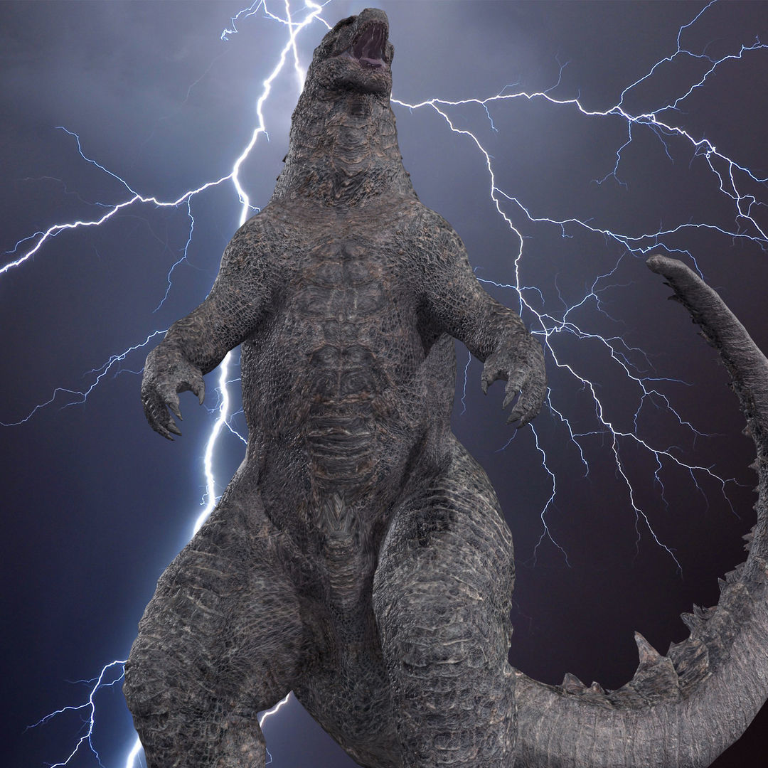 3D model Godzilla Rig model VR / AR / low-poly | CGTrader