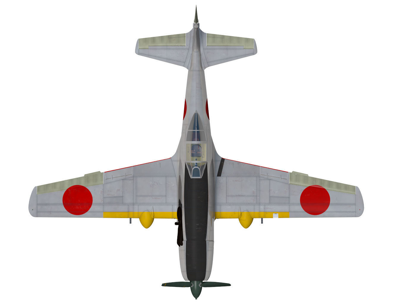 Nakajima Ki87 3D model | CGTrader