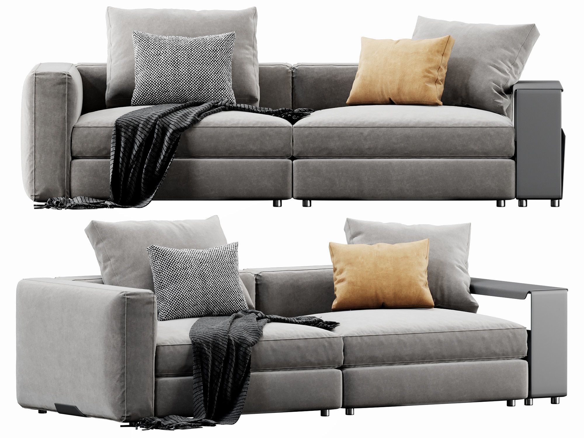 Flexform Harper 3D model | CGTrader