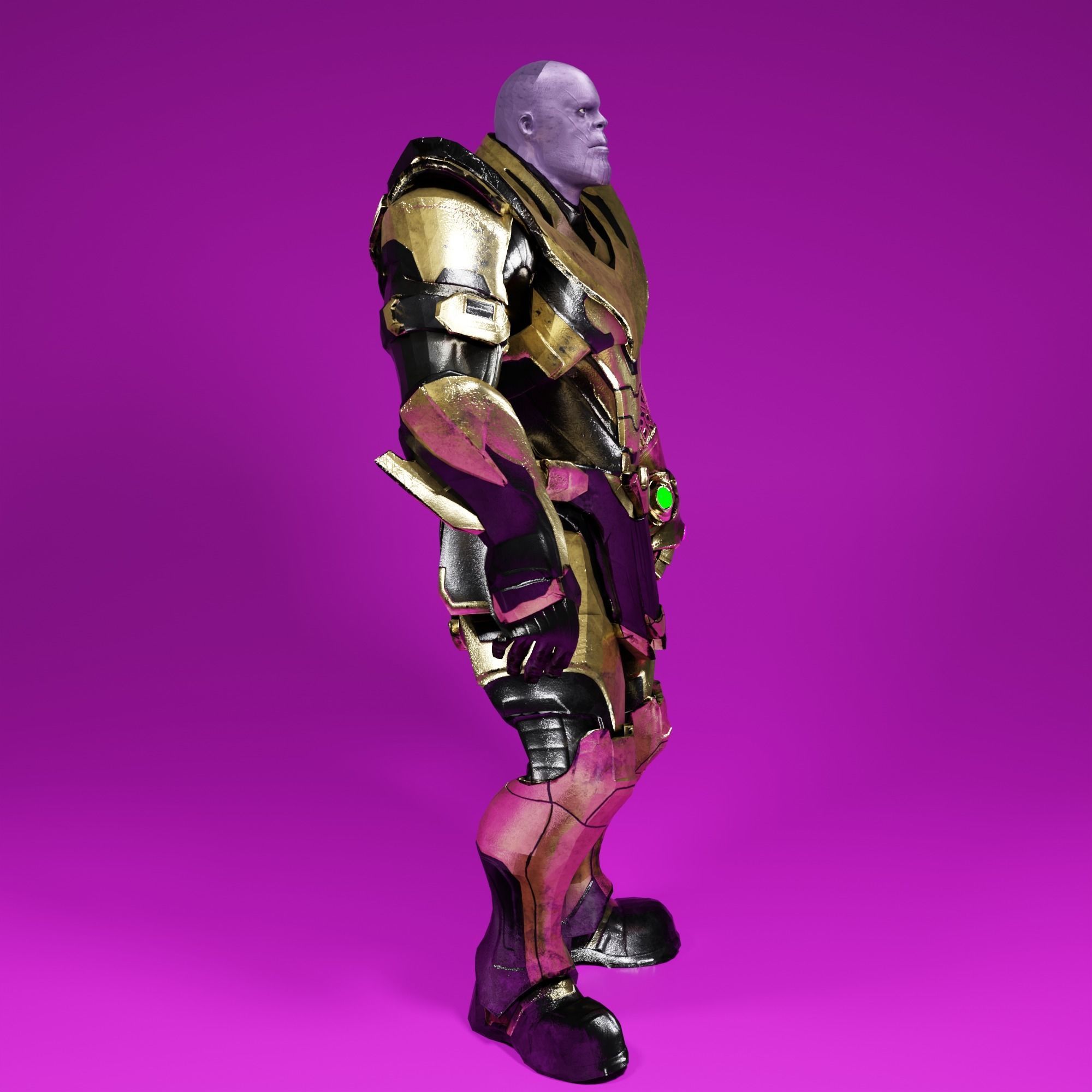 Thanos free VR / AR / low-poly 3D model animated rigged | CGTrader