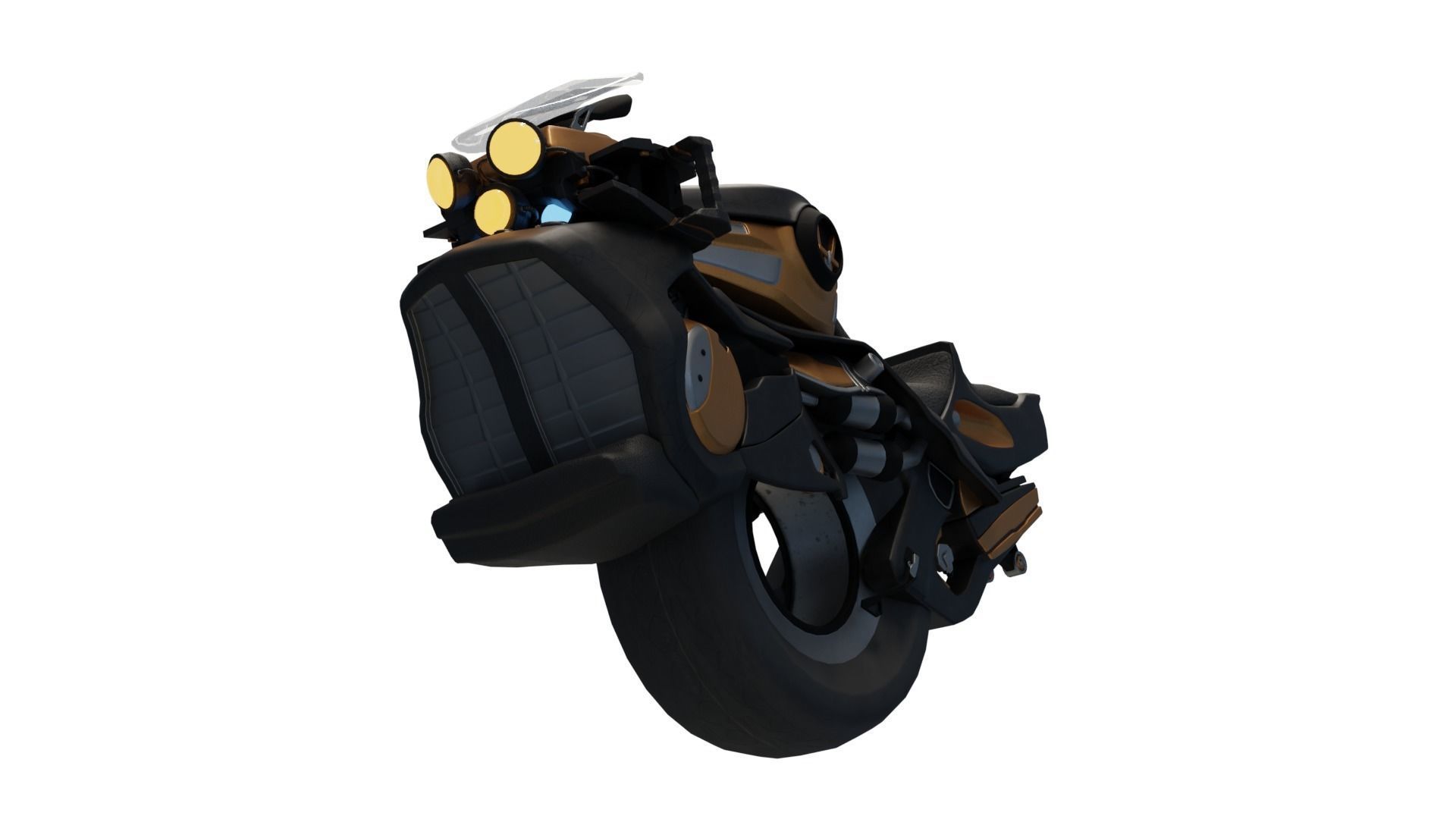Gyro Sci-Fi Bike 3D model | CGTrader