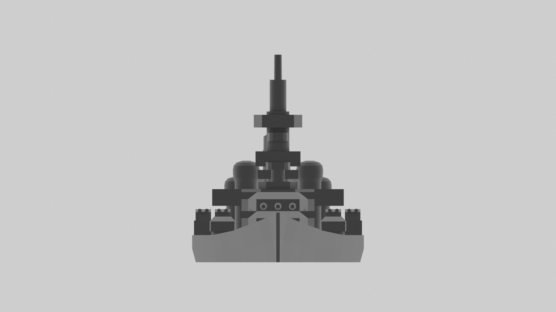 KMS Scharnhorst - Model for small scale printing 3D model 3D printable ...