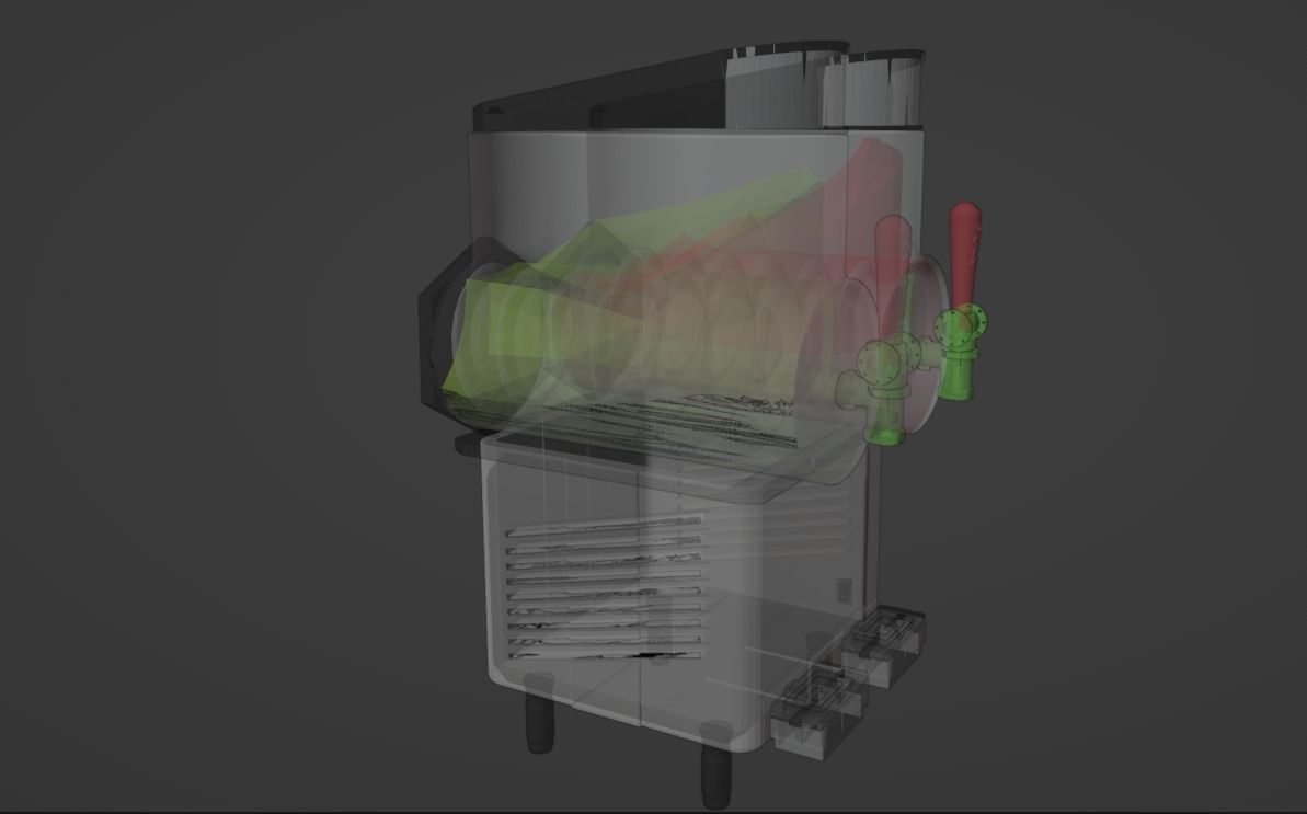 Slush Machine 3D model 3D model | CGTrader