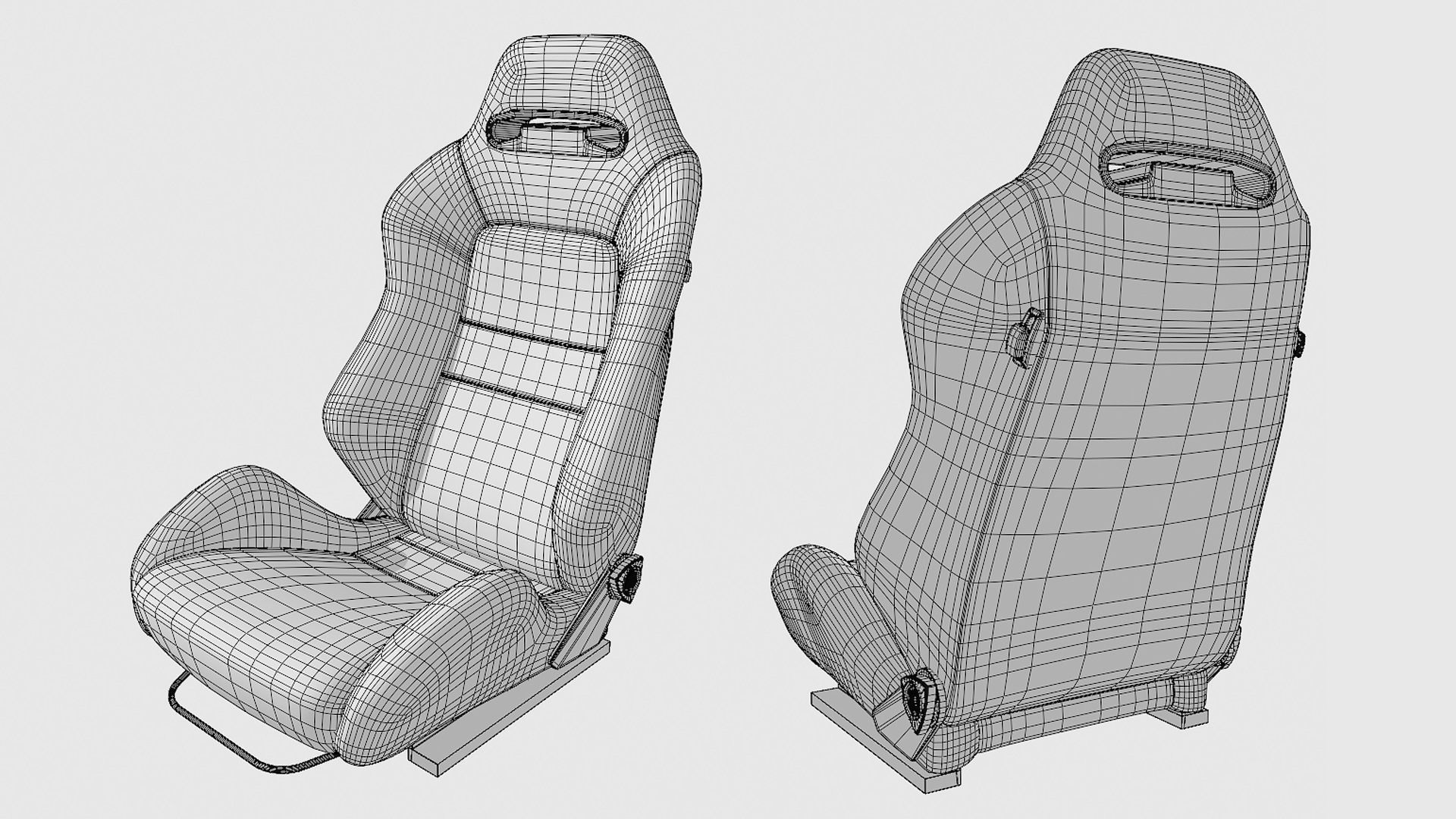 3D model RECARO SR3 game-ready VR / AR / low-poly | CGTrader
