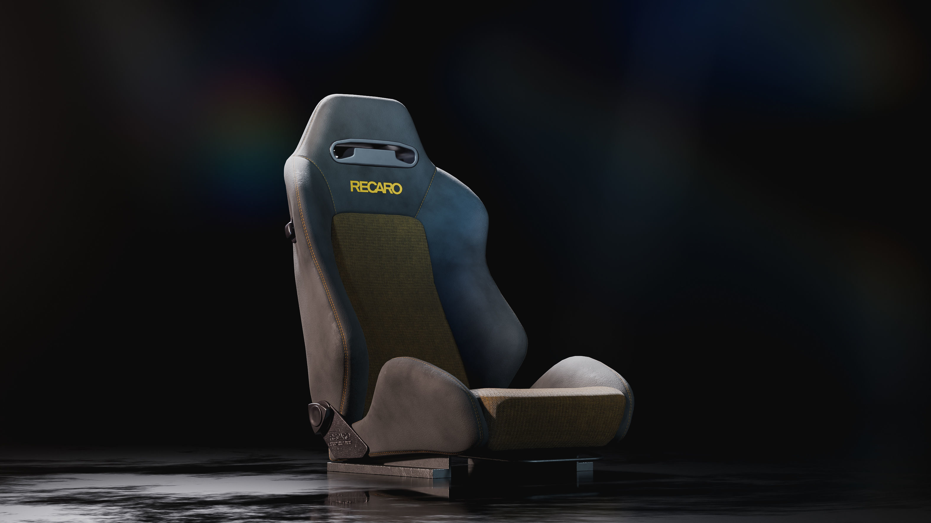3D model RECARO SR3 game-ready VR / AR / low-poly | CGTrader
