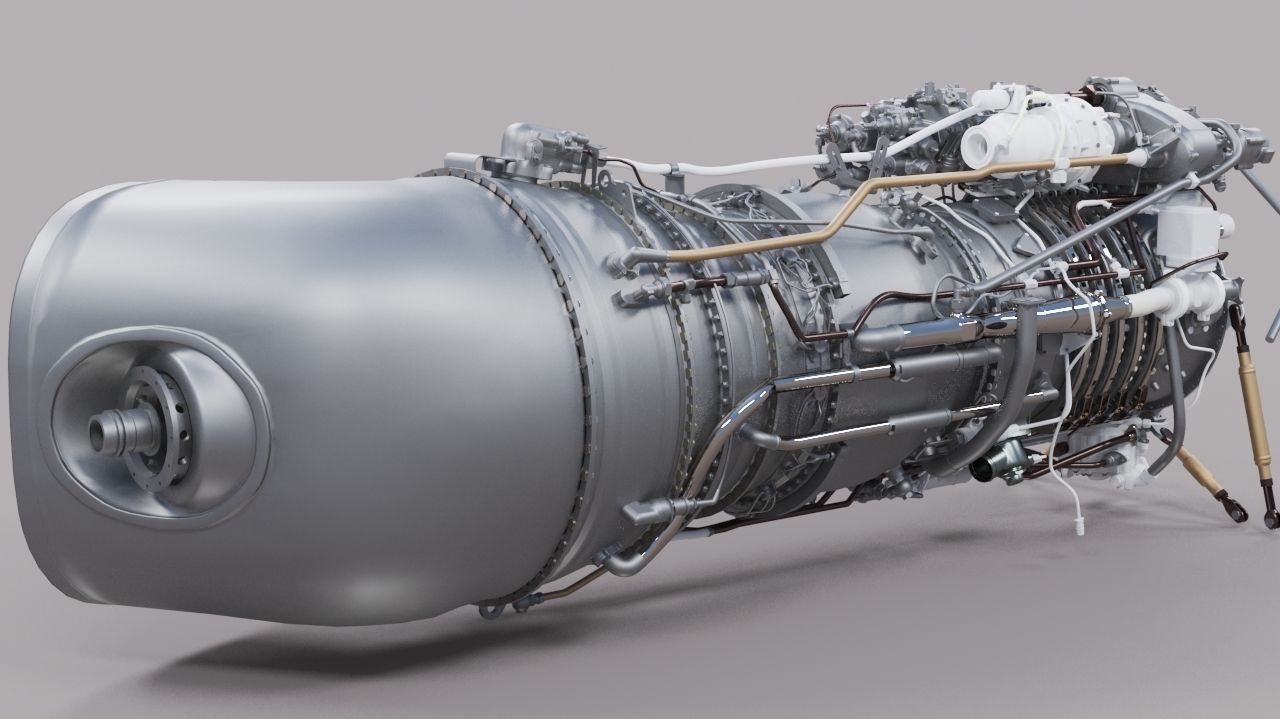 Heli Engine 3D model | CGTrader