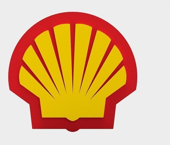 Shell logo 2 types 3D model | CGTrader