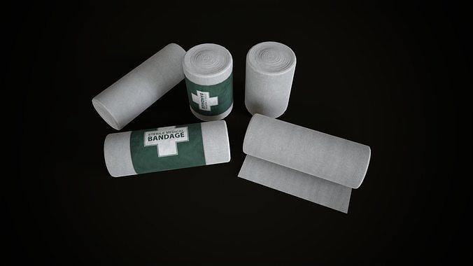 3D model Sterile medical bandages VR / AR / low-poly | CGTrader