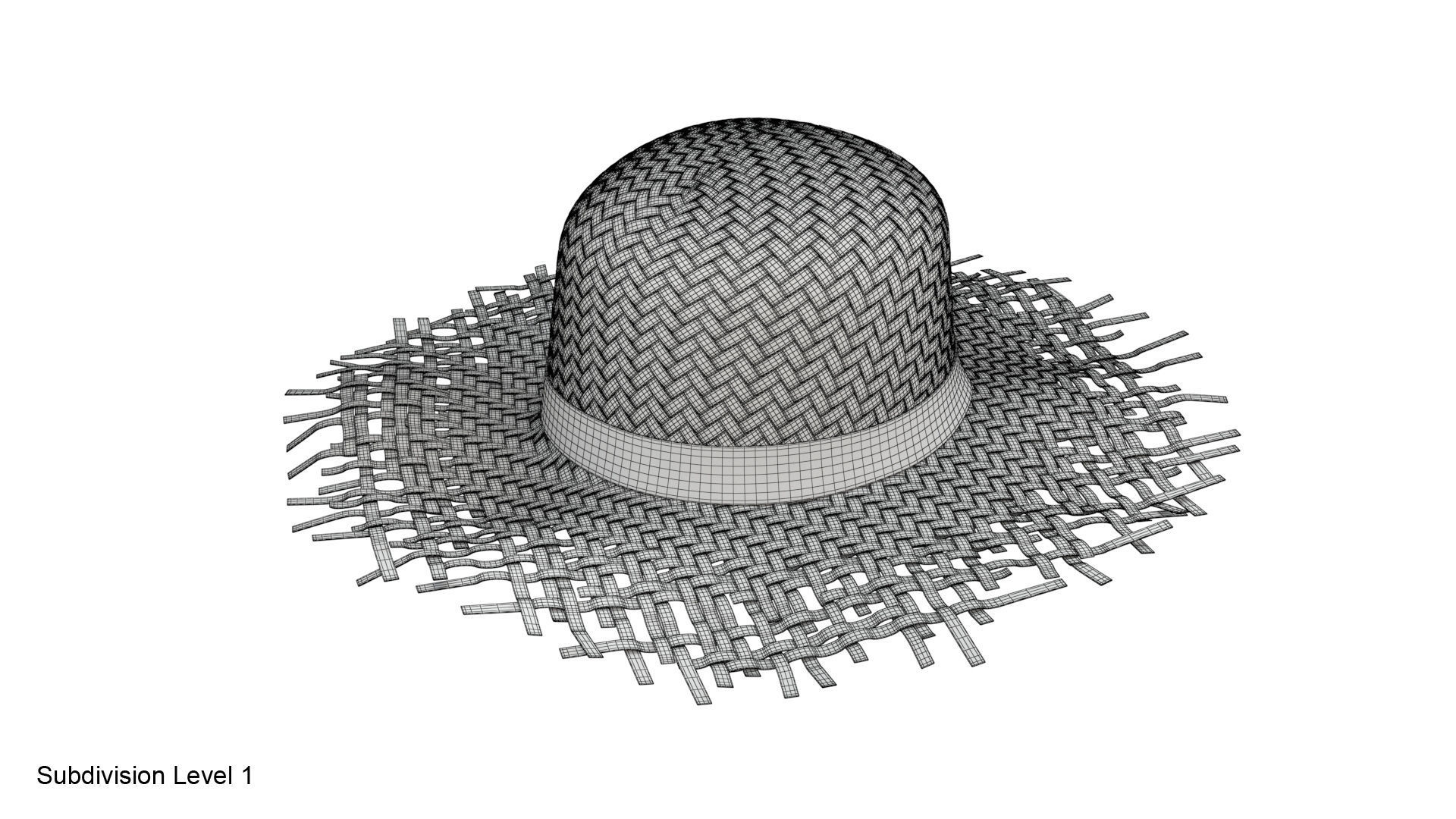 Straw hat 3D model | CGTrader