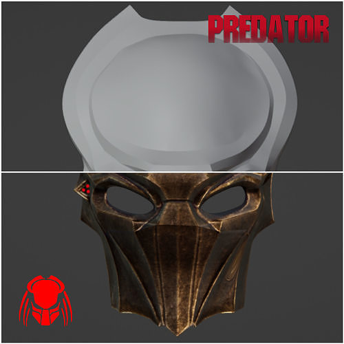 Predator Falconer mask 3D model 3D printable | CGTrader