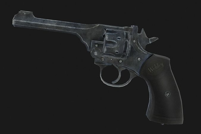 3D model Webley Revolver VR / AR / low-poly | CGTrader