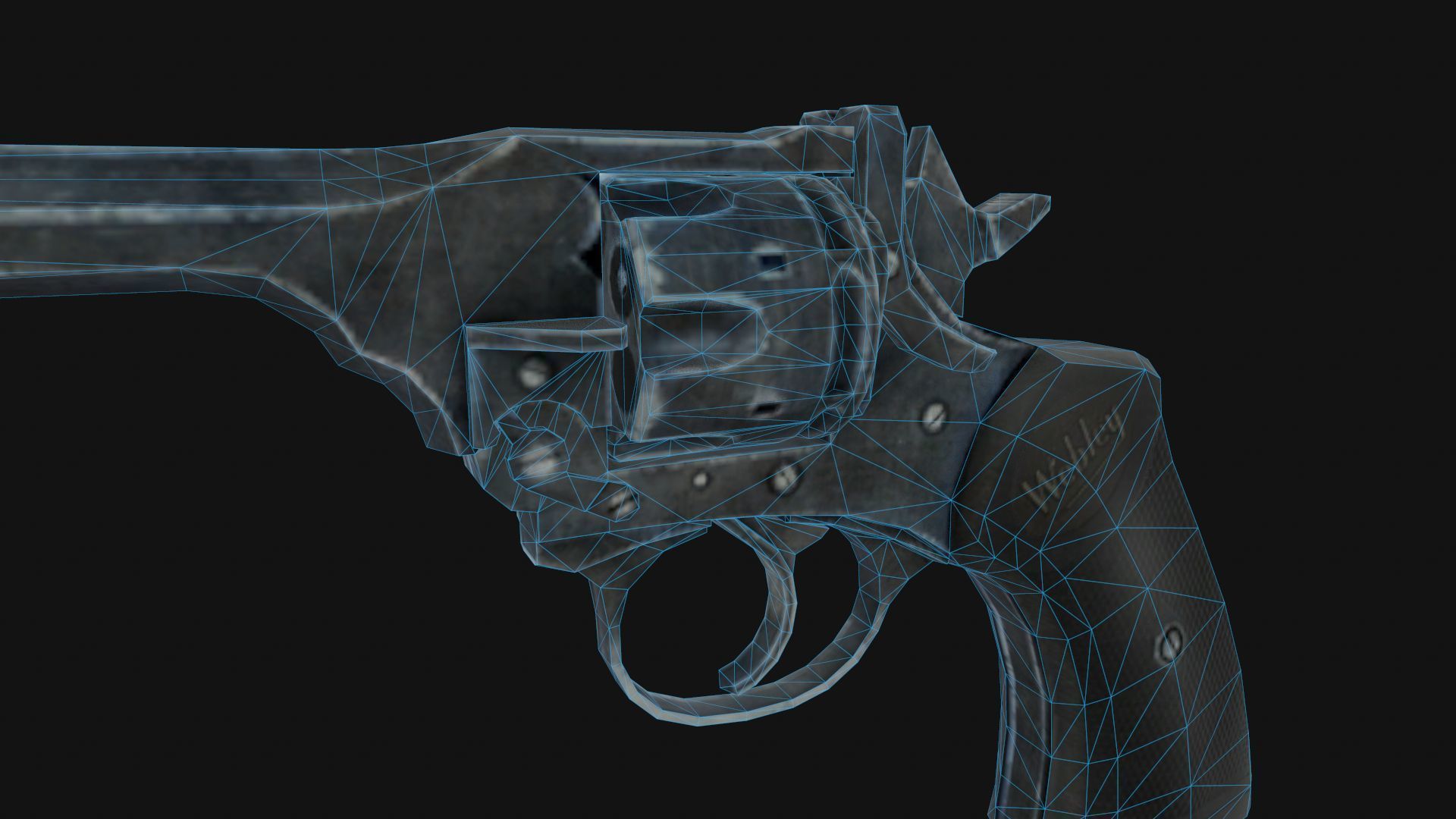 3D model Webley Revolver VR / AR / low-poly | CGTrader