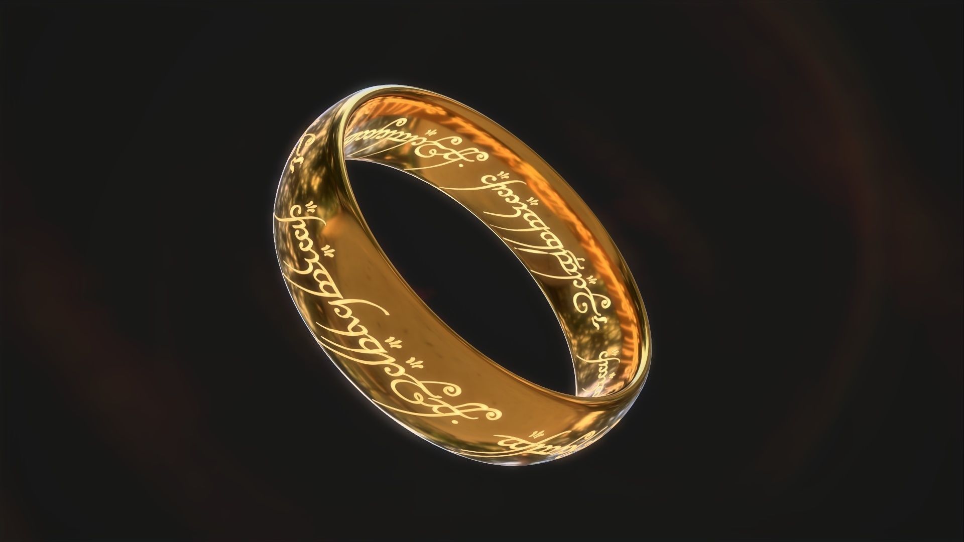 The One Ring - 3D Printable 3D model 3D printable | CGTrader
