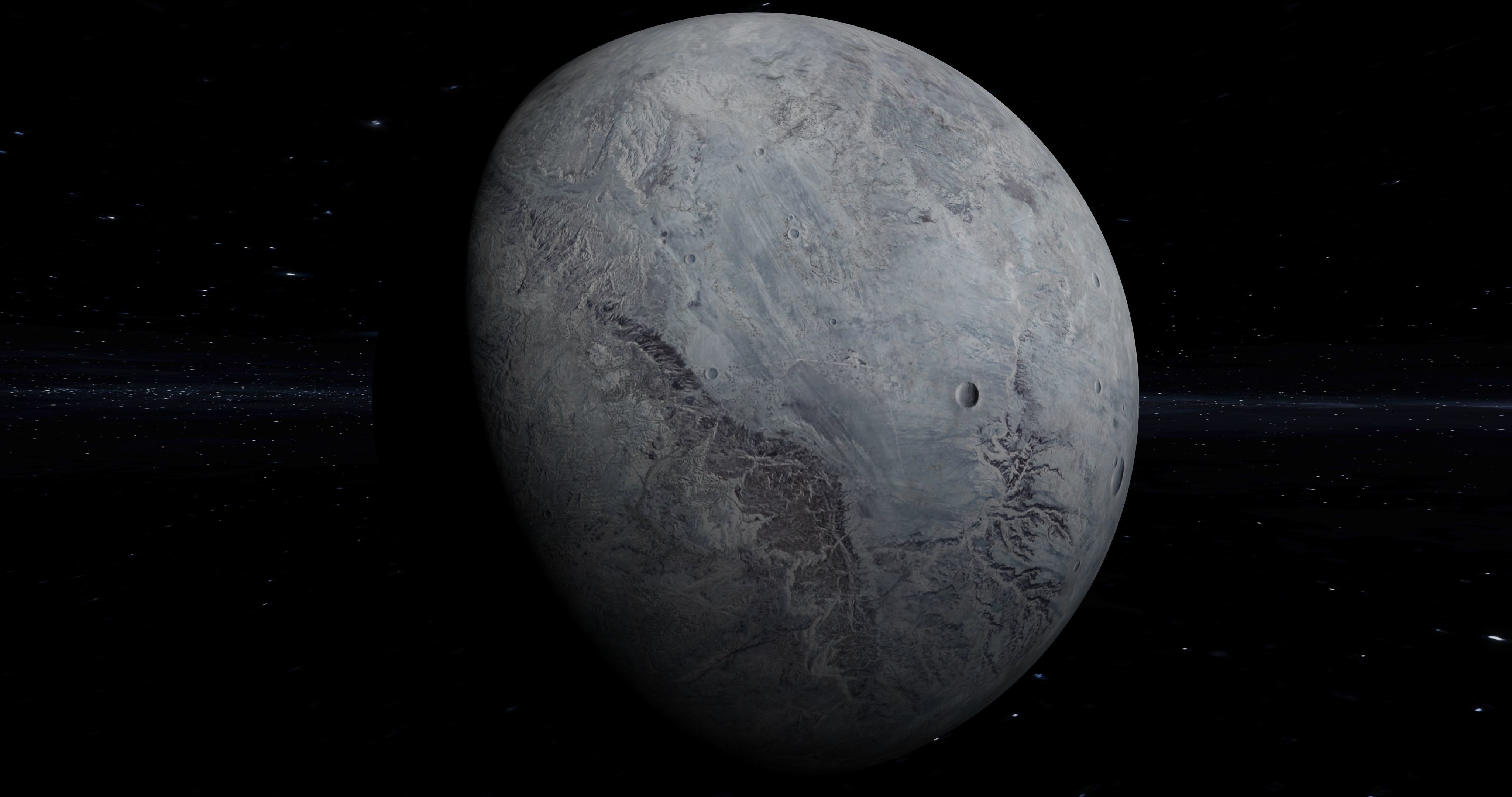 This is a Fictional planet ERIS 3D model animated | CGTrader