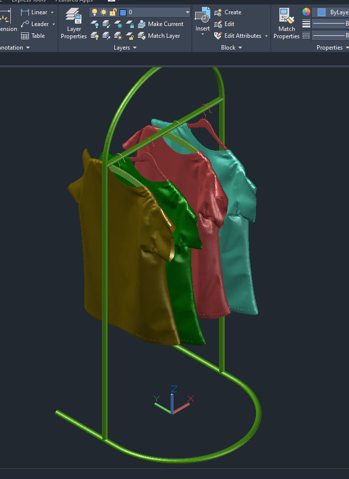 Cloth Set-01 3D model | CGTrader