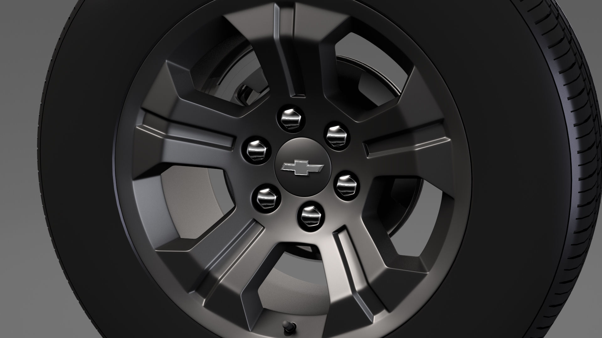 Chevrolet Silverado LT Z71 wheel 2017 3D model | CGTrader