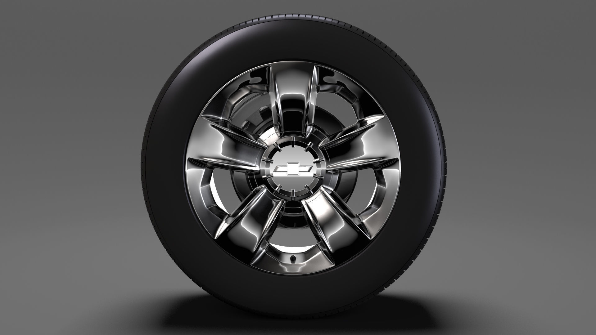 Chevrolet Silverado LTZ Z71 wheel 2017 3D model | CGTrader